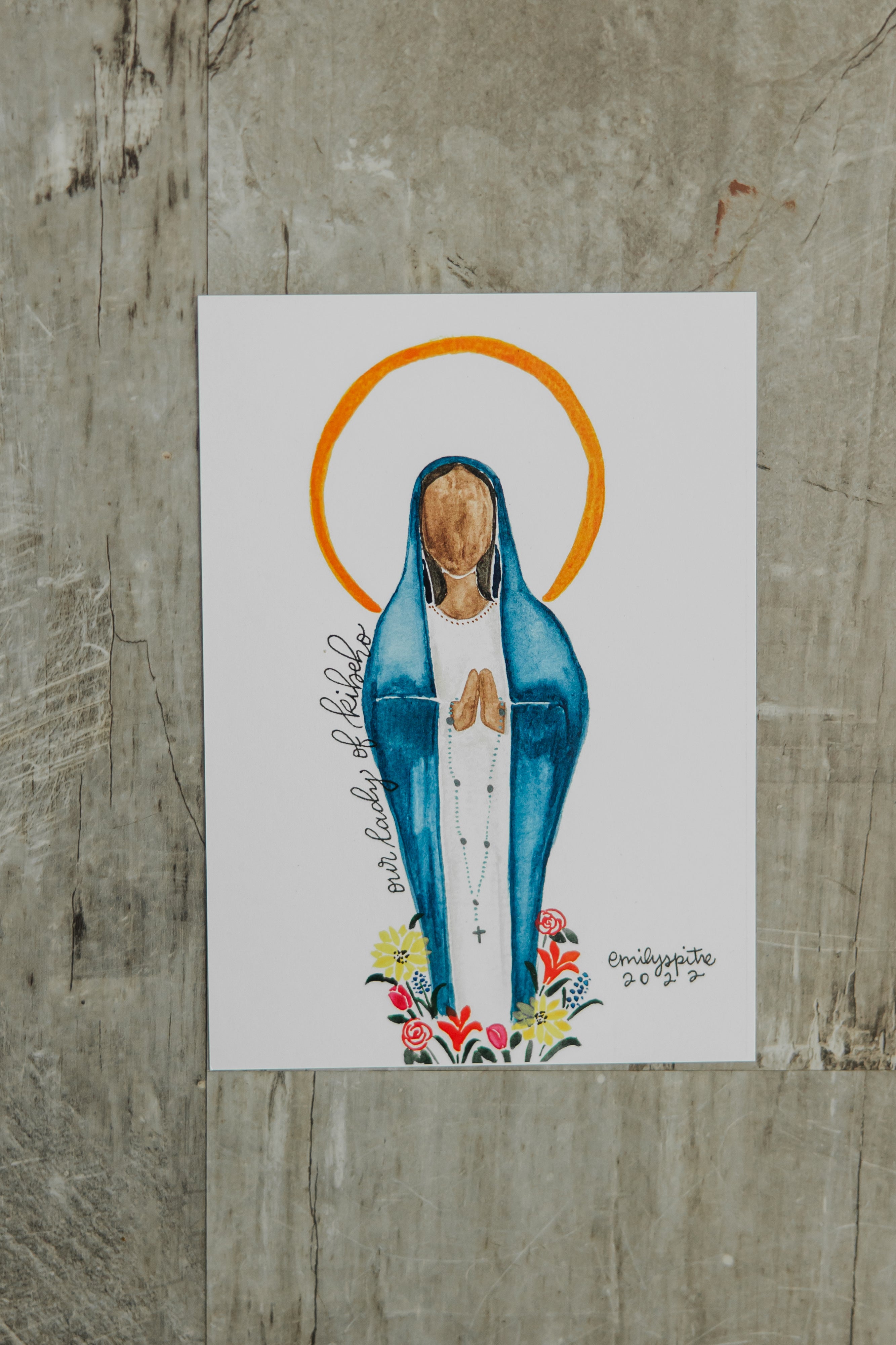 Our Lady of Kibeho - 5x7 Print – Emily S Pitre
