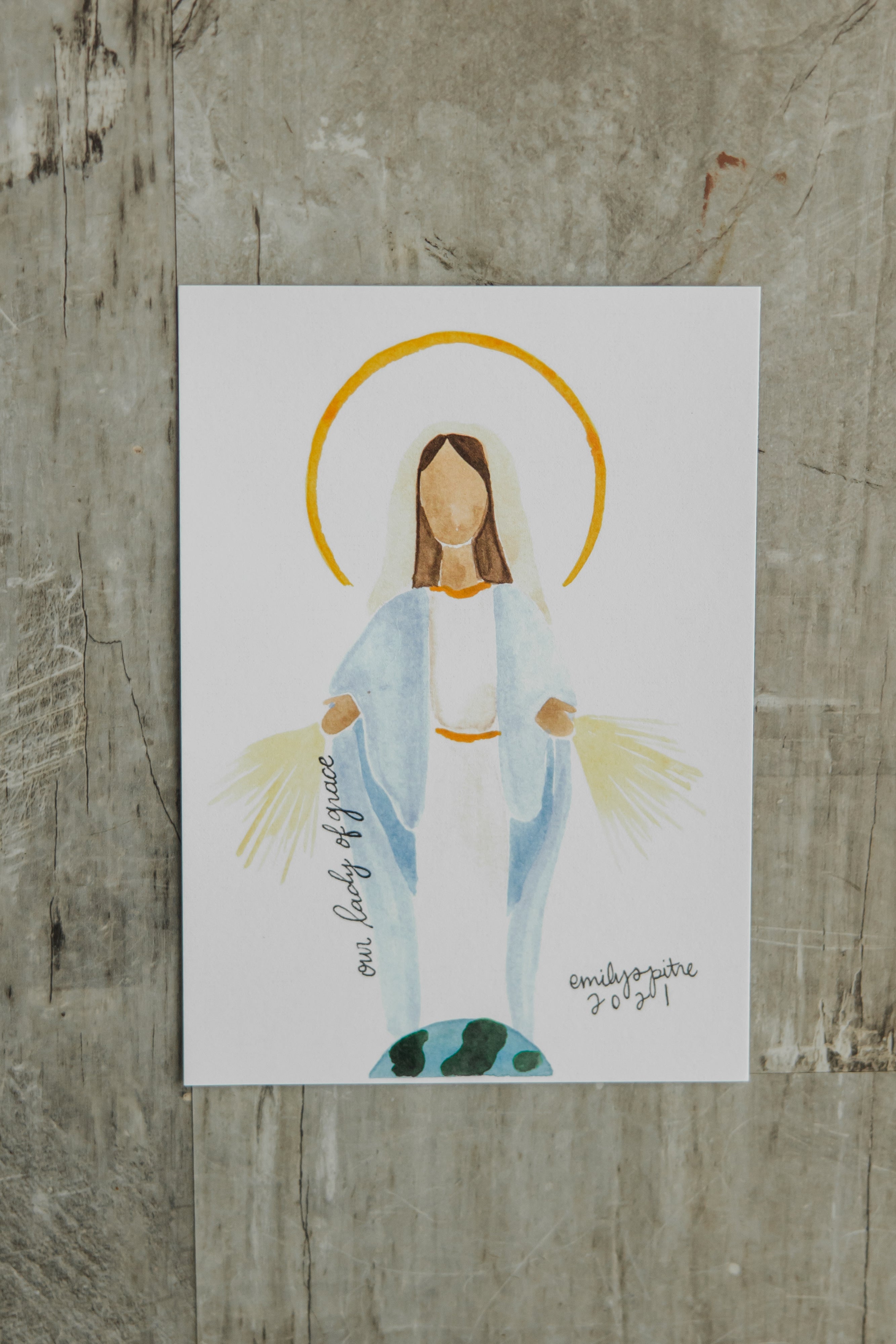 Our Lady of Grace - 5x7 Print – Emily S Pitre