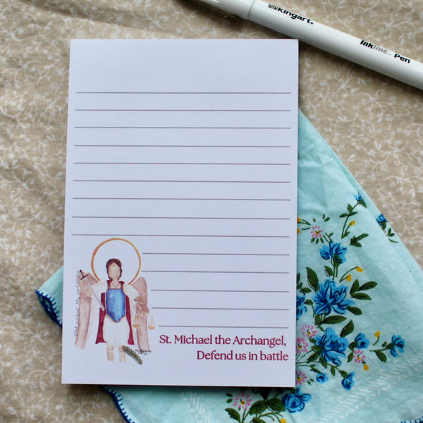 St. Michael the Archangel Notepad – Emily S Pitre