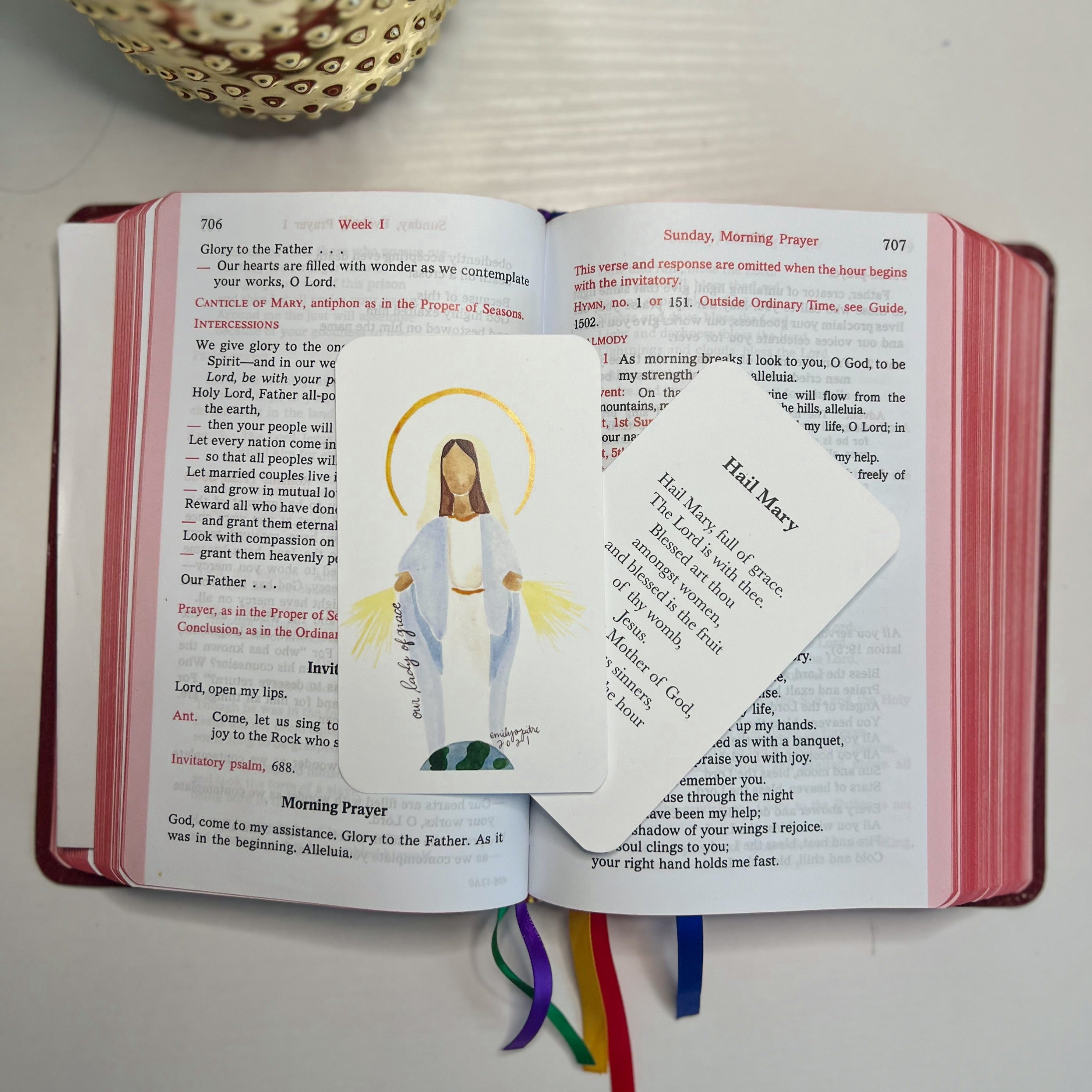 Our Lady of Grace Prayer Card – Emily S Pitre