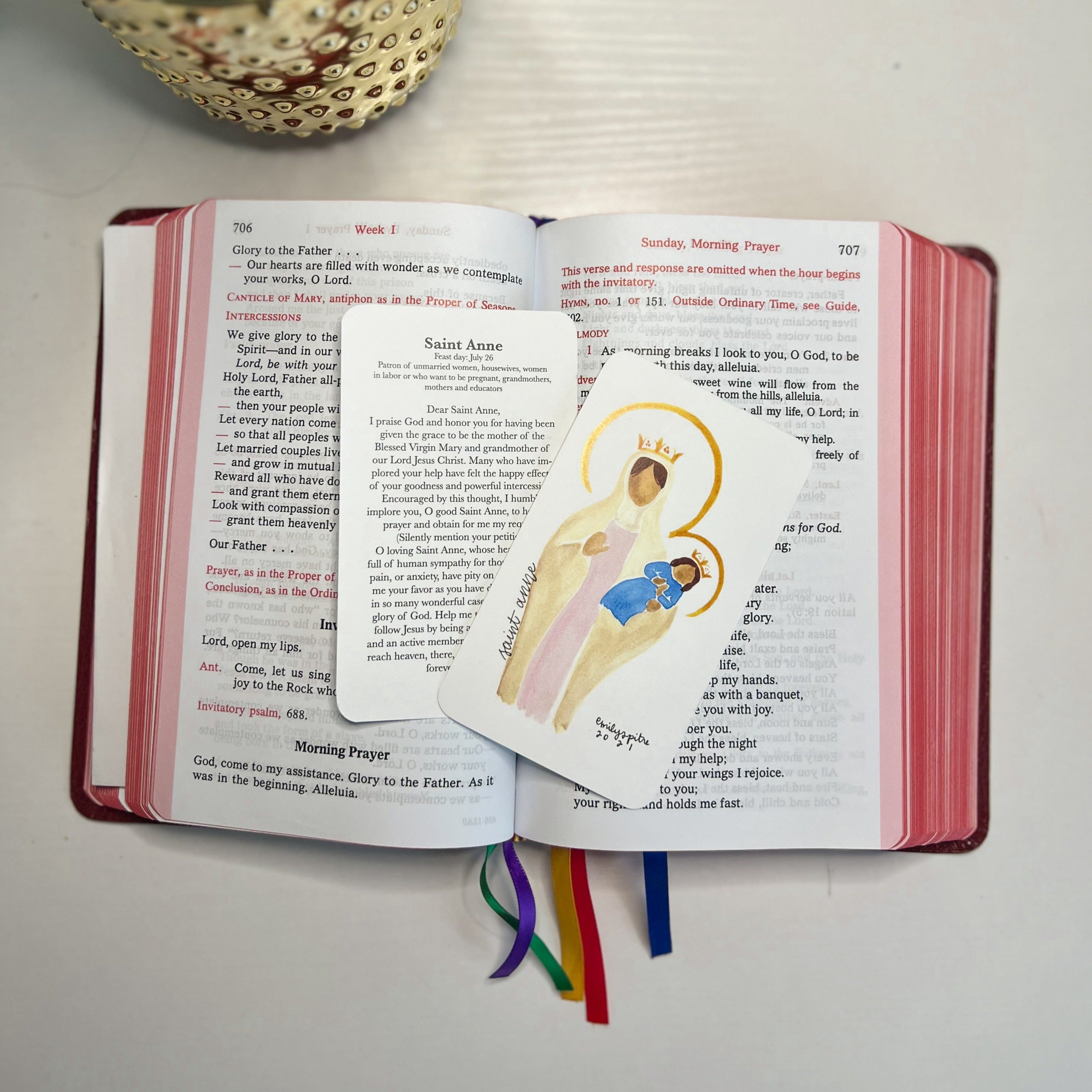 St. Anne Prayer Card – Emily S Pitre