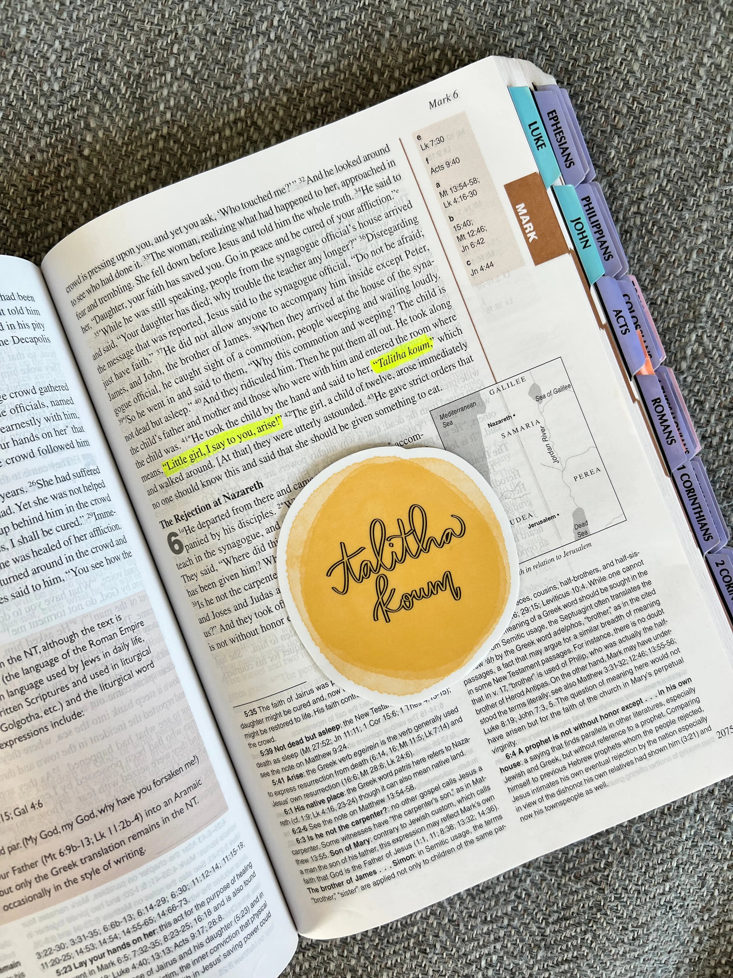 Talitha Koum Sticker – Emily S Pitre